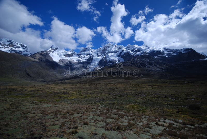 Snow Peaks and Mountains in Peru Stock Photo - Image of scenic, hiking ...