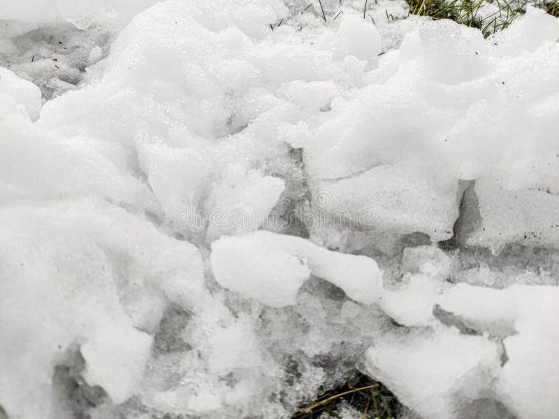 Snow in pieces stock image. Image of monochrome, drawing - 236654133