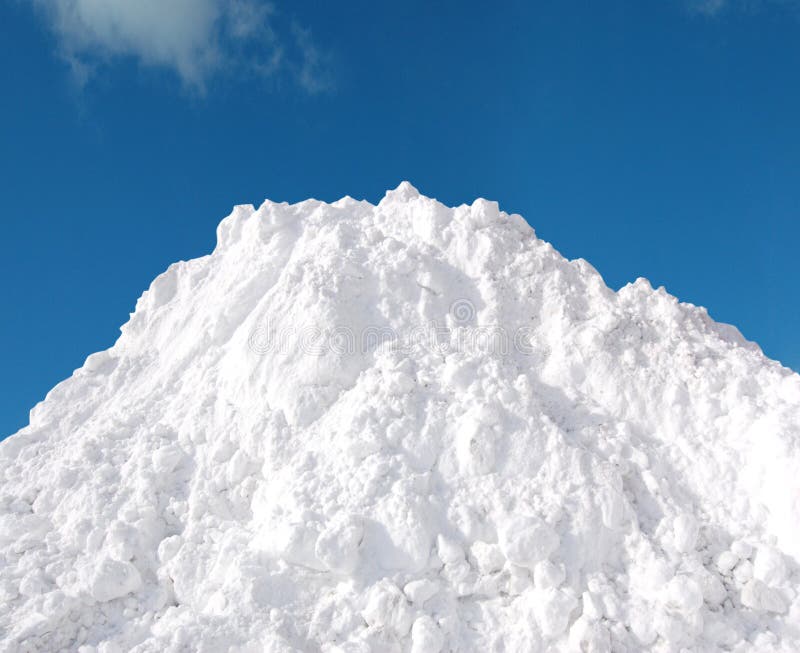 Snow pile stock image. Image of blue, high, outdoors - 18145561