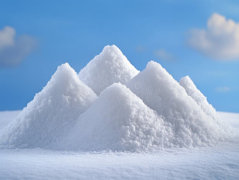 Snow Pile Ground stock photo. Image of environment, outdoor - 374937594