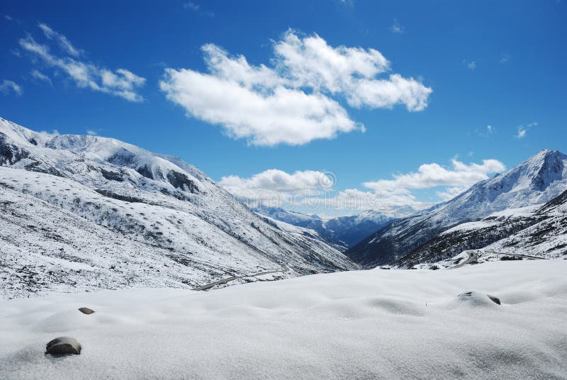 Snow Plateau stock photo. Image of extreme, berg, climber - 5856996