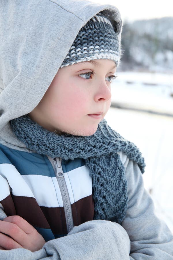Snow play stock image. Image of touque, happy, scarf - 36301243