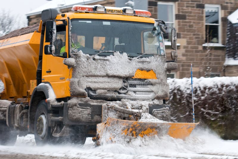 Snow Plow editorial stock image. Image of plow, spreader - 17492474