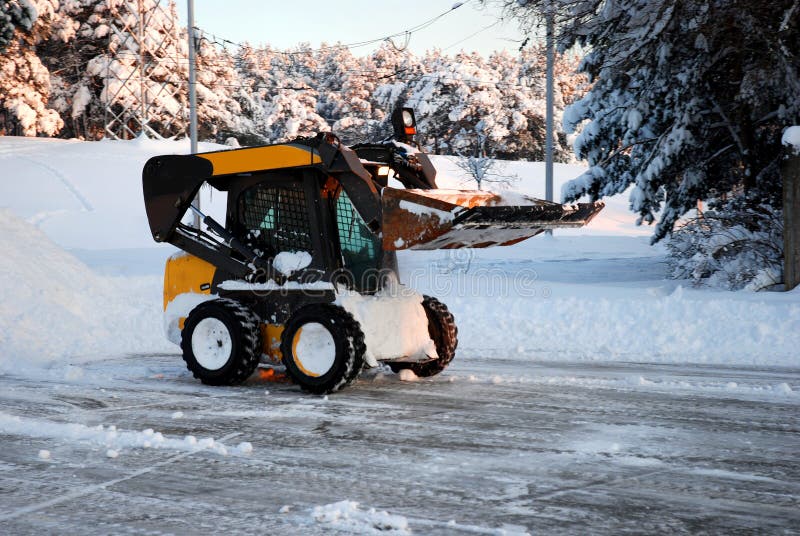 Snow plow stock image. Image of blizzard, nature, path - 28607831