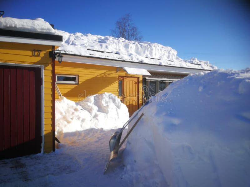 Snow record in Sweden stock photo. Image of snow, north - 112304004