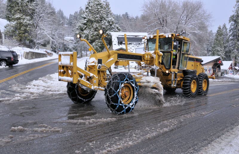 Snow removal vehicle stock photo. Image of cleaning, digger - 23382208