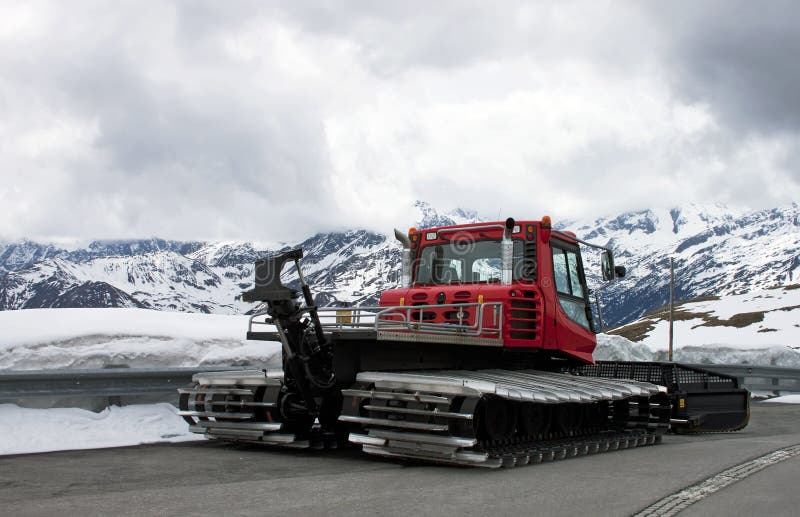 Snow removal machine stock photo. Image of machinery - 24784666