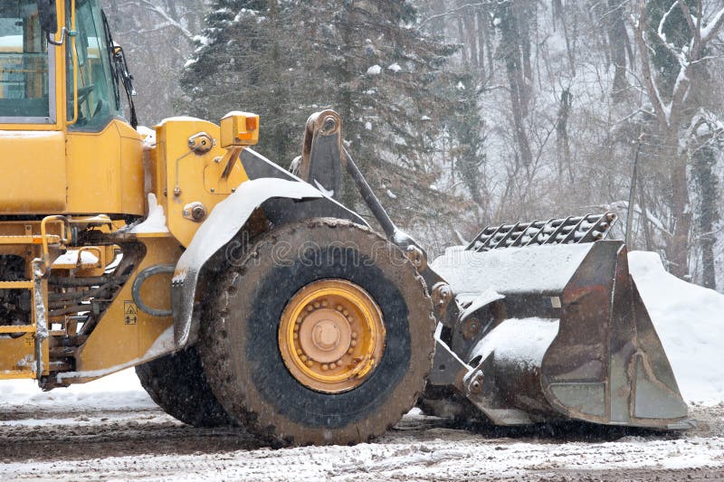 Snow removal vehicle stock photo. Image of cleaning, plow - 23382154