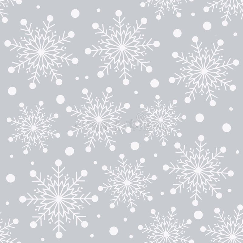 Snow Repeat Pattern, Seamless Repeating Tile, Snow Flakes Stock ...