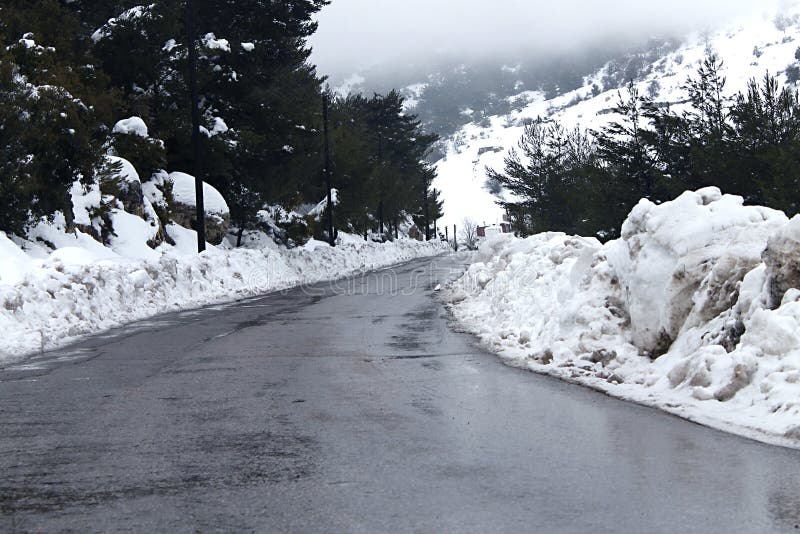 Snowfall stock photo. Image of snowfall, snow, snowstorm - 36830244