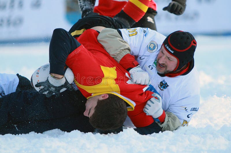 SNOW RUGBY INTERNATIONAL TARVISIO Editorial Image - Image of tournament ...