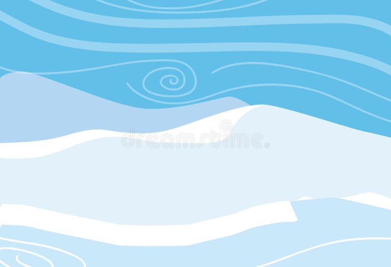 Snow scape scene icon stock vector. Illustration of card - 141244699