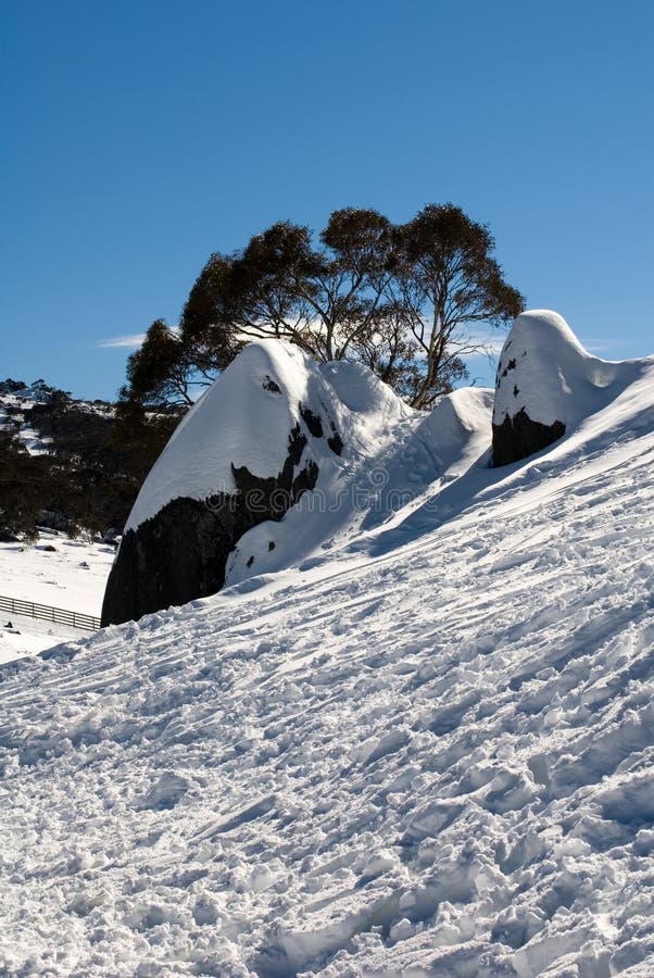 Sunshine Over Winter Mountains Stock Image - Image of snowy, holiday ...