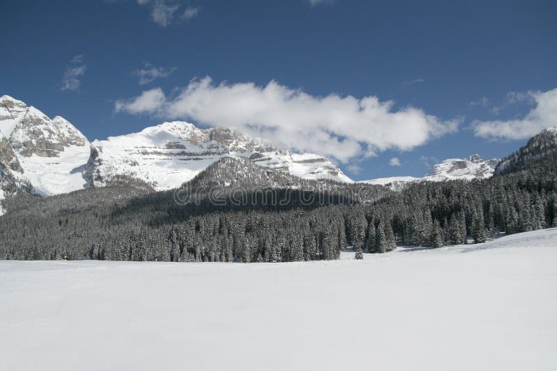 Snow scene panorama stock photo. Image of nature, panorama - 18614150