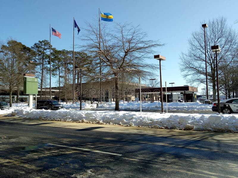 Snow Scene editorial image. Image of virginia, scene - 114096775