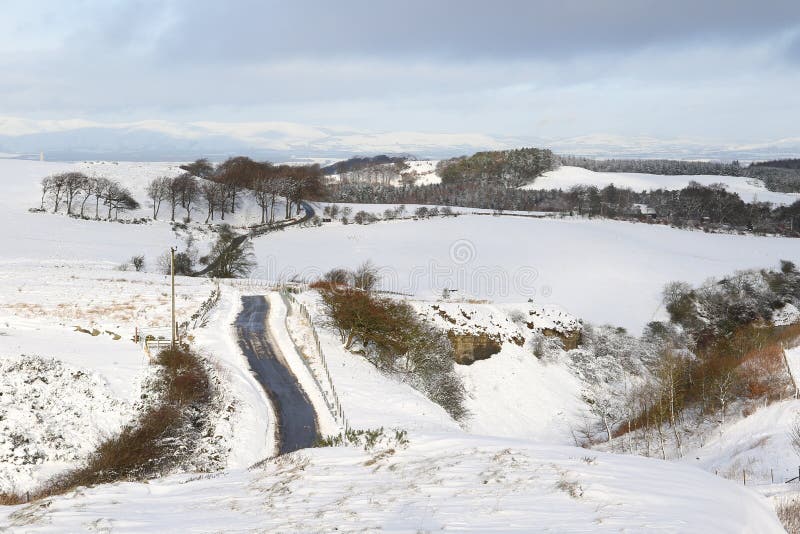 Snow scenes stock photo. Image of bound, scenes, roads - 117256202