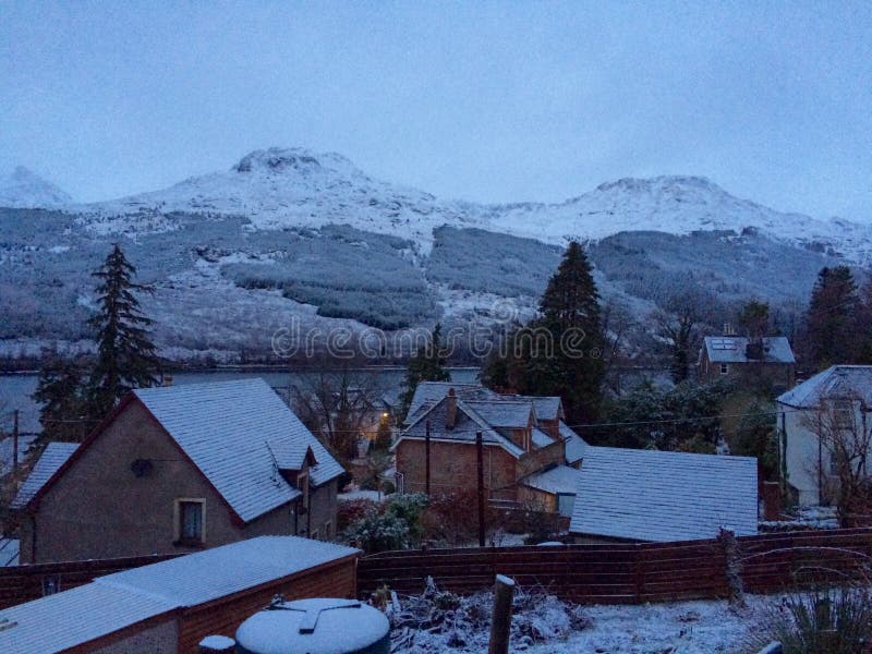 Snow in Scotland stock photo. Image of scotland, cold - 70873064