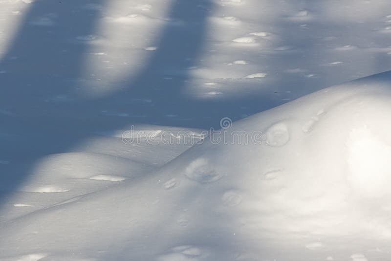 Snow Shadows stock image. Image of abstract, shadow, cold - 13044211