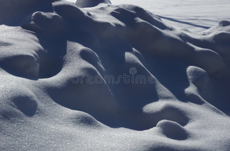 Snow and Shadows. Texture Background Snow Surface the Snow Stock Photo ...