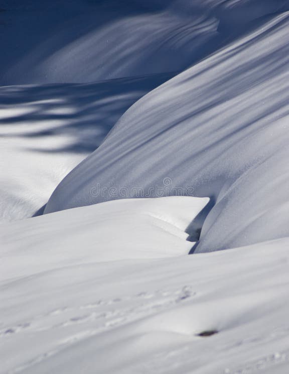 Snow shapes stock image. Image of pretty, thaw, water - 8368833