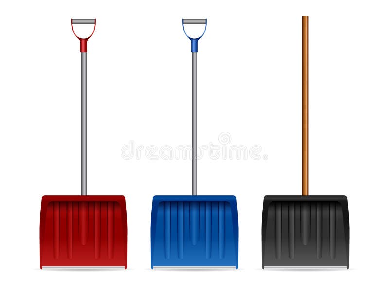 Snow Shovel, Snow Plow with Ergonomic Handle, Snow Clearer for Small ...