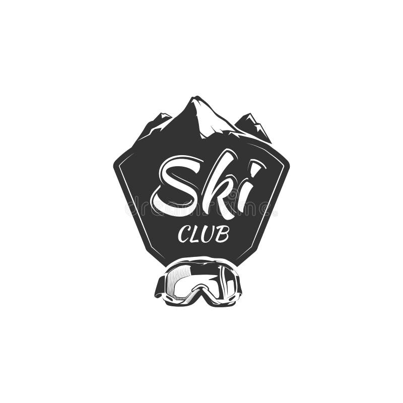 Snow Ski Themed Vector Design Stock Vector - Illustration of adventure ...