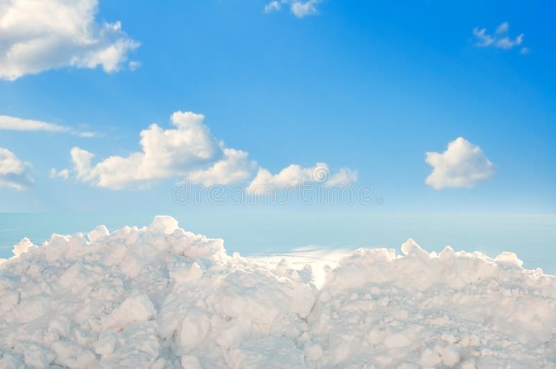 Snow and sky stock photo. Image of beauty, destinations - 11450682