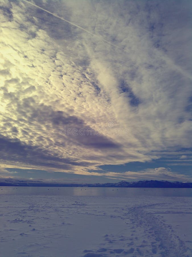 Snow & Sky stock image. Image of snow, cool - 75262199