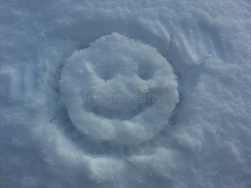Snow smiley stock image. Image of sign, white, drawing - 84874079