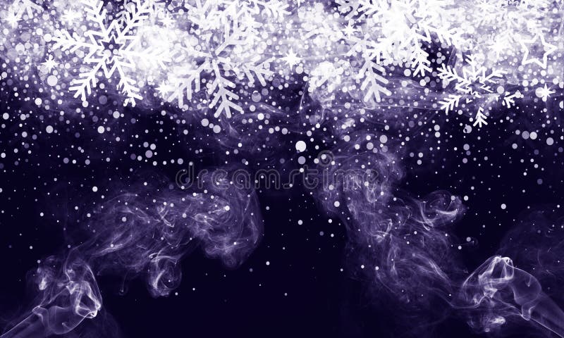 Snow with smoke stock illustration. Illustration of color - 102825736