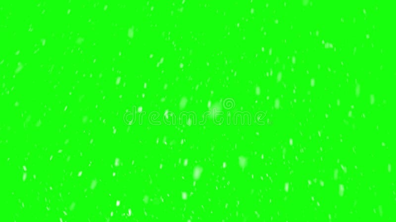 Snow Snowing on Green Screen Stock Video - Video of overlay, effects ...