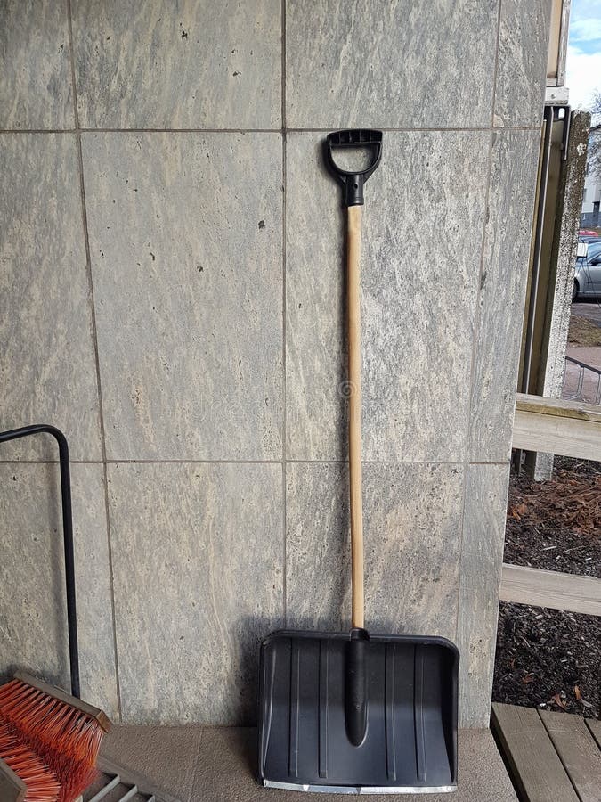 Snow shovel stock photo. Image of hard, copy, frozen - 141948522