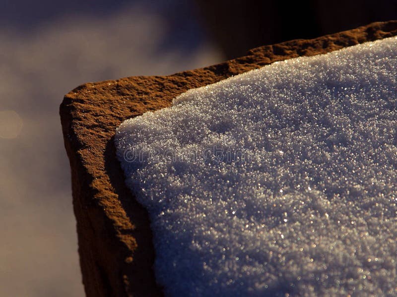 Snow Stone Picture. Image: 91787906