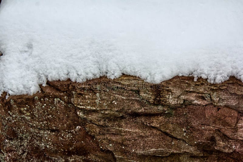Snow and Stone stock image. Image of surface, nature - 190262099