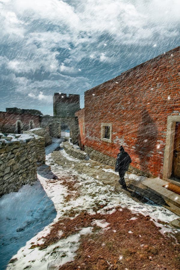 Snow storm stock photo. Image of fall, travel, christmas - 16866304