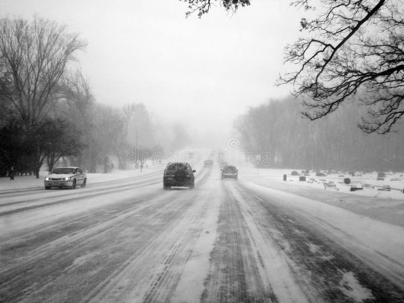 Snow storm stock image. Image of winter, outdoor, landscape - 208215
