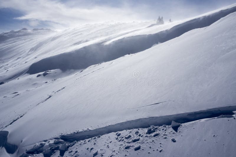 Snow storm stock image. Image of winter, blue, outdoors - 28698175