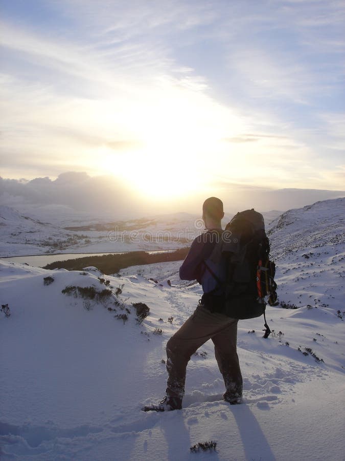 Snow storm approaching? stock image. Image of scottish - 932799