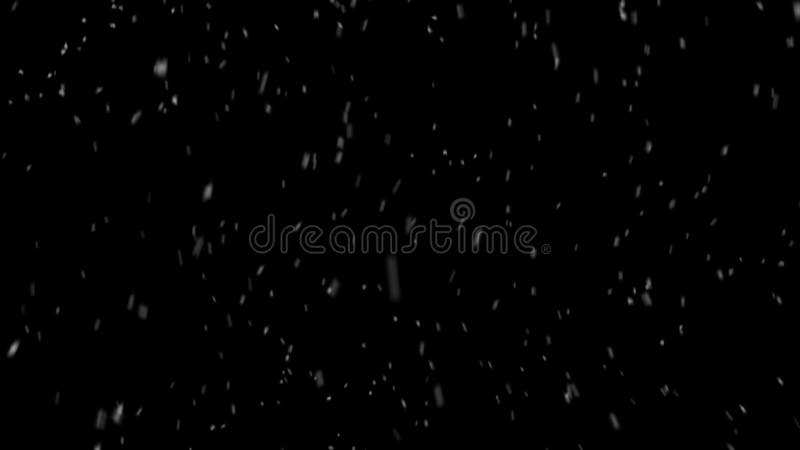 Snow Storm Fall Loop - Close-up Shot Pre-render Stock Video - Video of ...