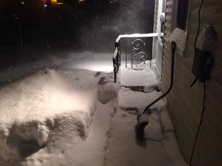 Snow storm stock image. Image of cold, snow, storm, winter - 49760501