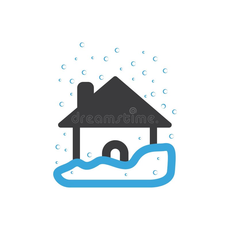 Snow Storm. Vector Illustration Decorative Design Stock Vector ...