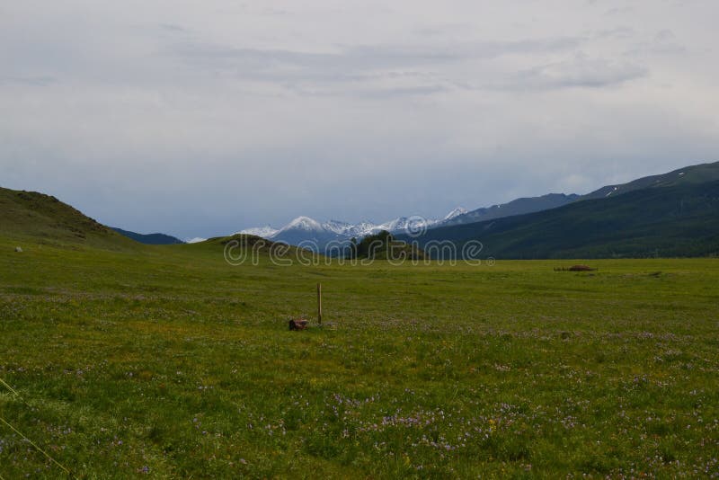 Snow. Summer stock image. Image of clouds, summer, snow - 64043863