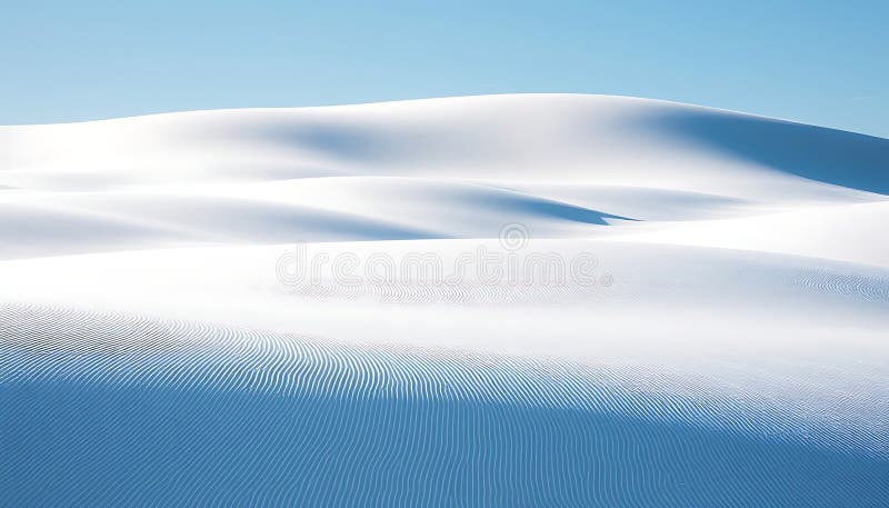 Snow Surface with Subtle Textures and Shadows Winter Generative AI ...