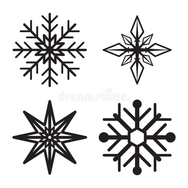 Snow Template Icon stock vector. Illustration of sign - 337619220