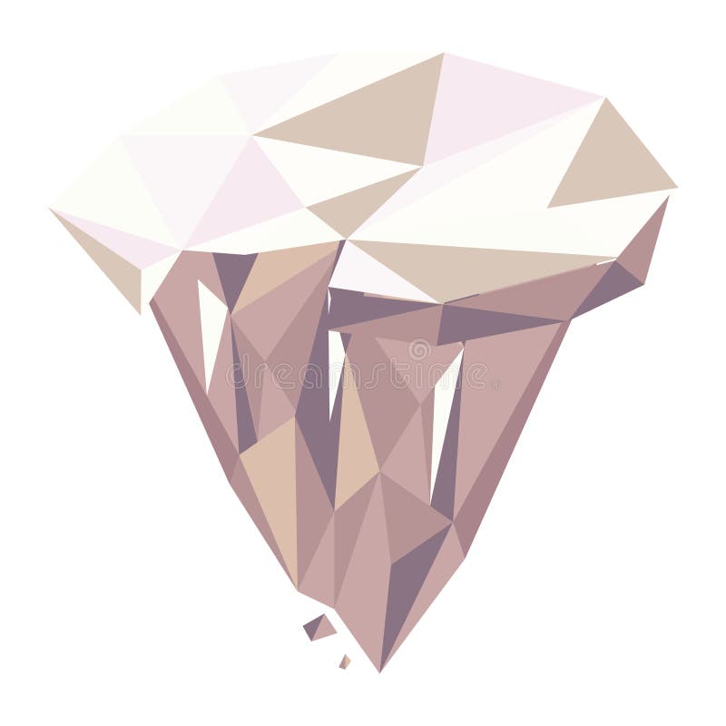 Snow terrain lowpoly stock vector. Illustration of hard - 216256086