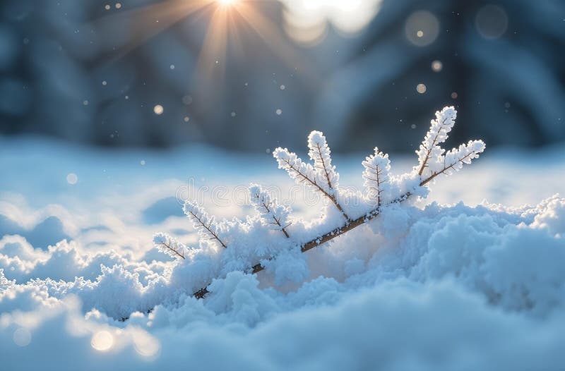 Snow Texture Close Up, Winter Macro Shot of Snowdrift. AI-generated ...
