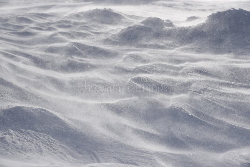 Snow Texture, Frozen Snow Formed by a Blizzard Stock Photo - Image of ...