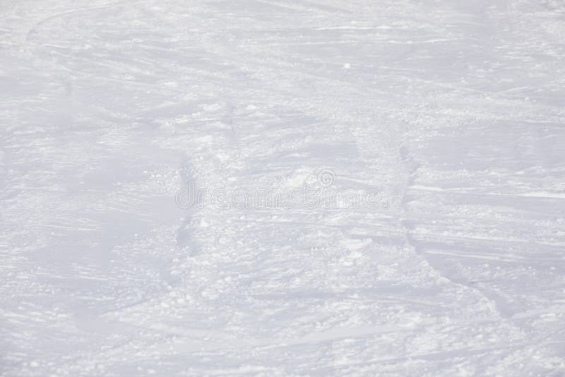 Snow Texture on the Ski Slope Stock Photo - Image of lines, frozen ...