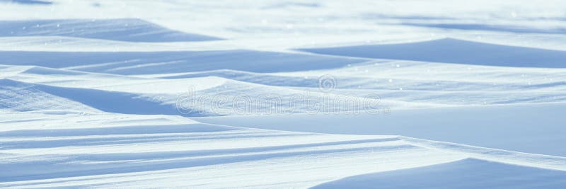 Snow Texture. Wind Sculpted Patterns on Snow Surface Stock Photo ...