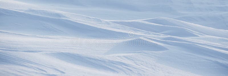 Snow Texture. Wind Sculpted Patterns on Snow Surface Stock Photo ...